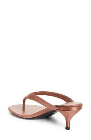 Miu Miu Leather Thong Sandal