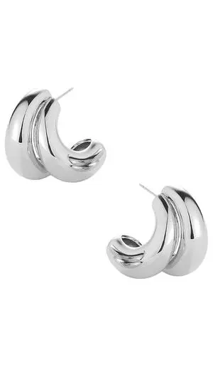 Jenny Bird Orla Drop Earrings - Metallic Silver