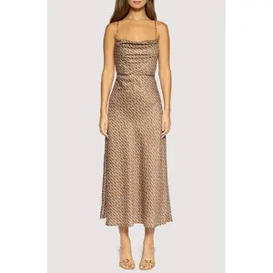 LOST + WANDER Nights In Capri Low Back Midi Dress