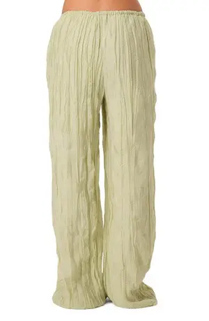 SNDYS. Crinkle Wide Leg Pants
