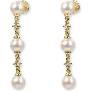 CLASSICHARMS Juliette Pearl Drop Earrings - Gold