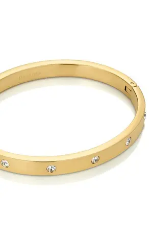 D.LOUISE Eternity Bangle With Crystal Accents