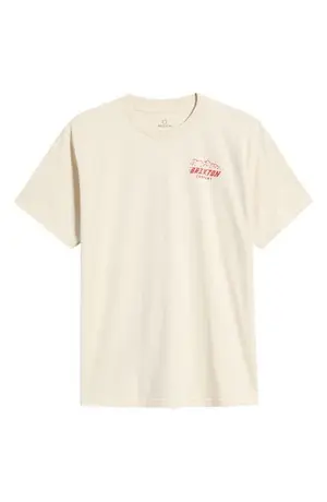 Brixton Bulldogger Graphic T-shirt - Cream