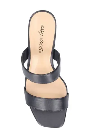 EASY WORKS BY EASY STREET Clovelle Slide Sandal - Navy