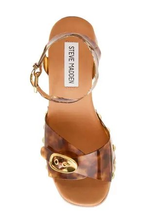 Steve Madden Kruise Ankle Strap Sandal - Tortoise