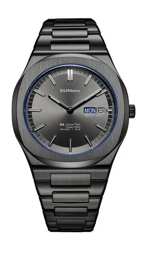 D1 MILANO Ultra Thin 1970 Watch - Black