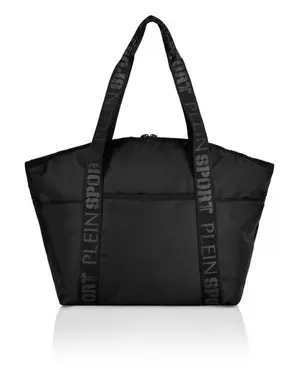 PLEIN SPORT Utility Tote Bag - Black