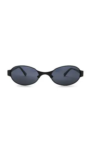 Le Specs Frostbite Oval Frame Sunglasses