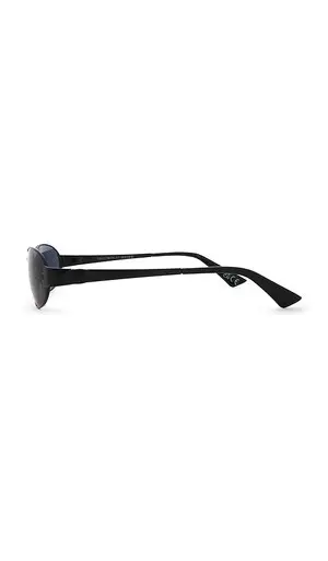 Le Specs Frostbite Oval Frame Sunglasses