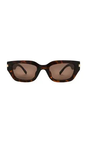 Le Specs Cubito Sunglasses - Brown