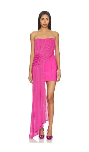 ELLIATT Chantal Asymmetrical Mini Dress
