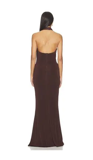 ELLIATT Simone Cowl Neck Gown