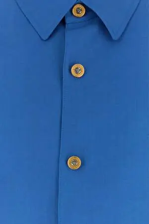 Versace Virgin Wool And Linen Blend Bomber Jacket