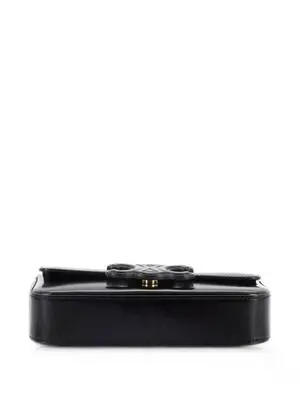 Celine Triomphe Chain Leather Shoulder Bag