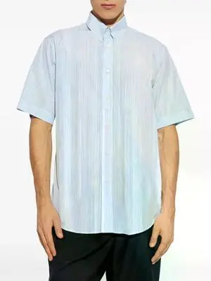 Givenchy Striped Short-sleeved Cotton Shirt