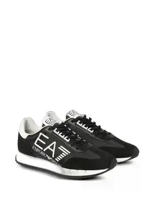 EA7 Panelled Logo Print Sneakers