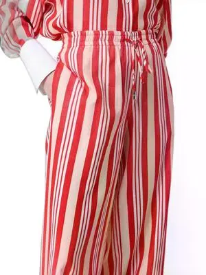 Ermanno Scervino Striped Wide-leg Trousers