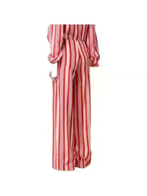 Ermanno Scervino Striped Wide-leg Trousers