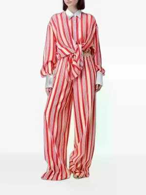 Ermanno Scervino Striped Wide-leg Trousers