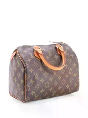 LOUIS VUITTON Speedy 25 Satchel Handbag Monogram Canvas
