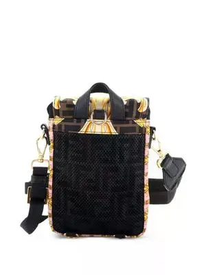 Fendi X Versace Fendace Zucca Nylon Mini Backpack
