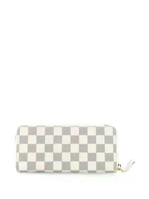 LOUIS VUITTON Clemence Wallet Damier Small Wallets - White