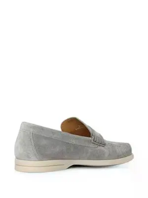 Bally Whipstitch Suede Loafers