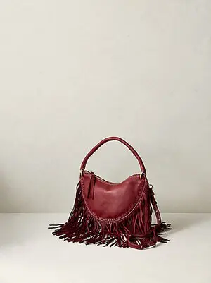 Overland Sierra Rossa Italian Leather Crossbody Shoulder Bag - Red