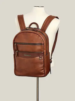 Overland Fairfield Leather Travel Backpack - Tan