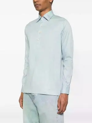 Kiton Buttoned Polo Shirt