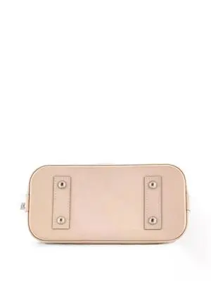 LOUIS VUITTON Alma Handbag In Epi Leather With Logo Jacquard Strap - Neutrals