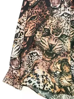 Roberto Cavalli Leopard-print Shirt
