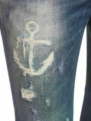 Dsquared2 Distressed Slim-fit Jeans