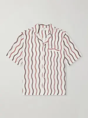 Frescobol Carioca Camp Collar Shirts For Men
