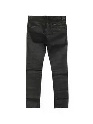 Roberto Cavalli Leopard-print Metallic-effect Jeans