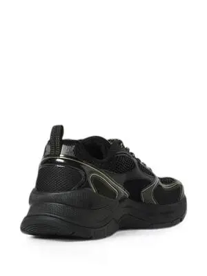 EA7 Logo Print Mesh Sneakers