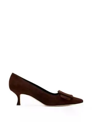 Manolo Blahnik Maysale Pumps - Brown