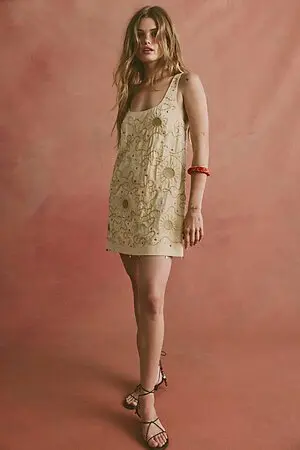 MATTHEW WILLIAMSON X FREE PEOPLE Sol Embellished Mini Dress