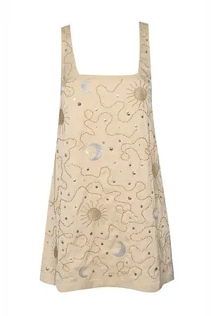 MATTHEW WILLIAMSON X FREE PEOPLE Sol Embellished Mini Dress