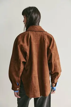 Free People We The Free Starry Eyes Suede Jacket