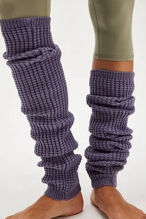 Free People Cool Down Leg Warmers - Graphite