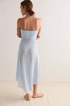 Only Hearts Farah Lace Midi Slip Dress - Cascade