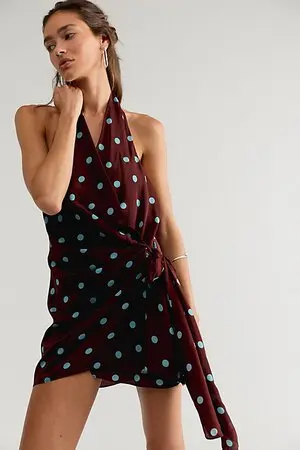 Bec & Bridge Mathilde Halter Mini Dress