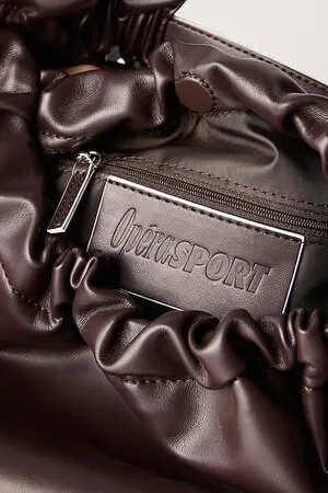 OPÉRASPORT Shila Vegan Leather Bag With Ruffle Detailing