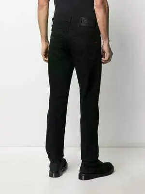 DIESEL® High-waisted Tapered Jeans - Black