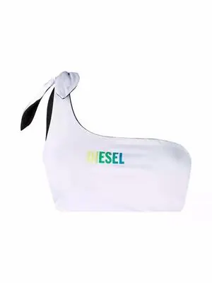 DIESEL® Logo One-shoulder Bikini Top