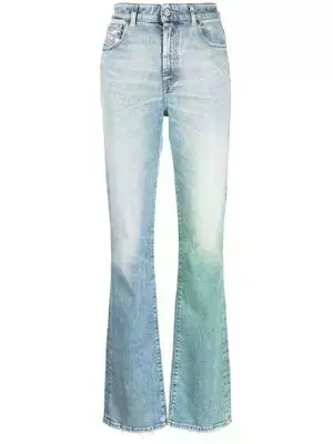 DIESEL® High-waisted Flared Jeans - Blue