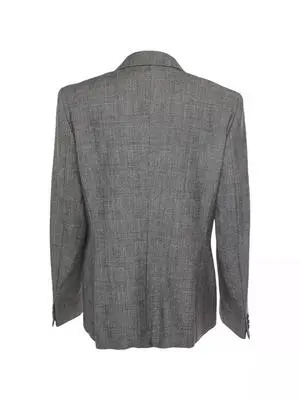 Max Mara Glen Plaid Single-breasted Blazer