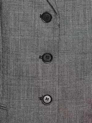 Max Mara Glen Plaid Single-breasted Blazer