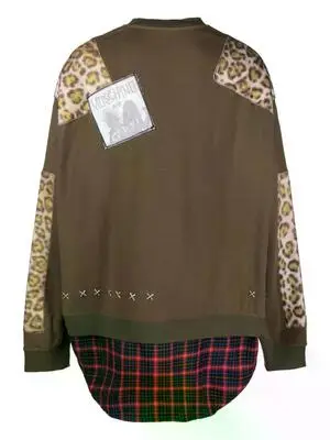 Moschino Panelled Cotton Sweatshirt